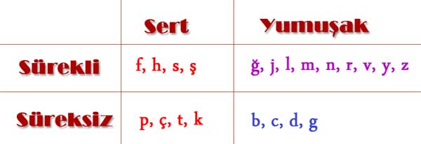 Sert Sessiz Harfler Nelerdir? - Eğitim Platformu
